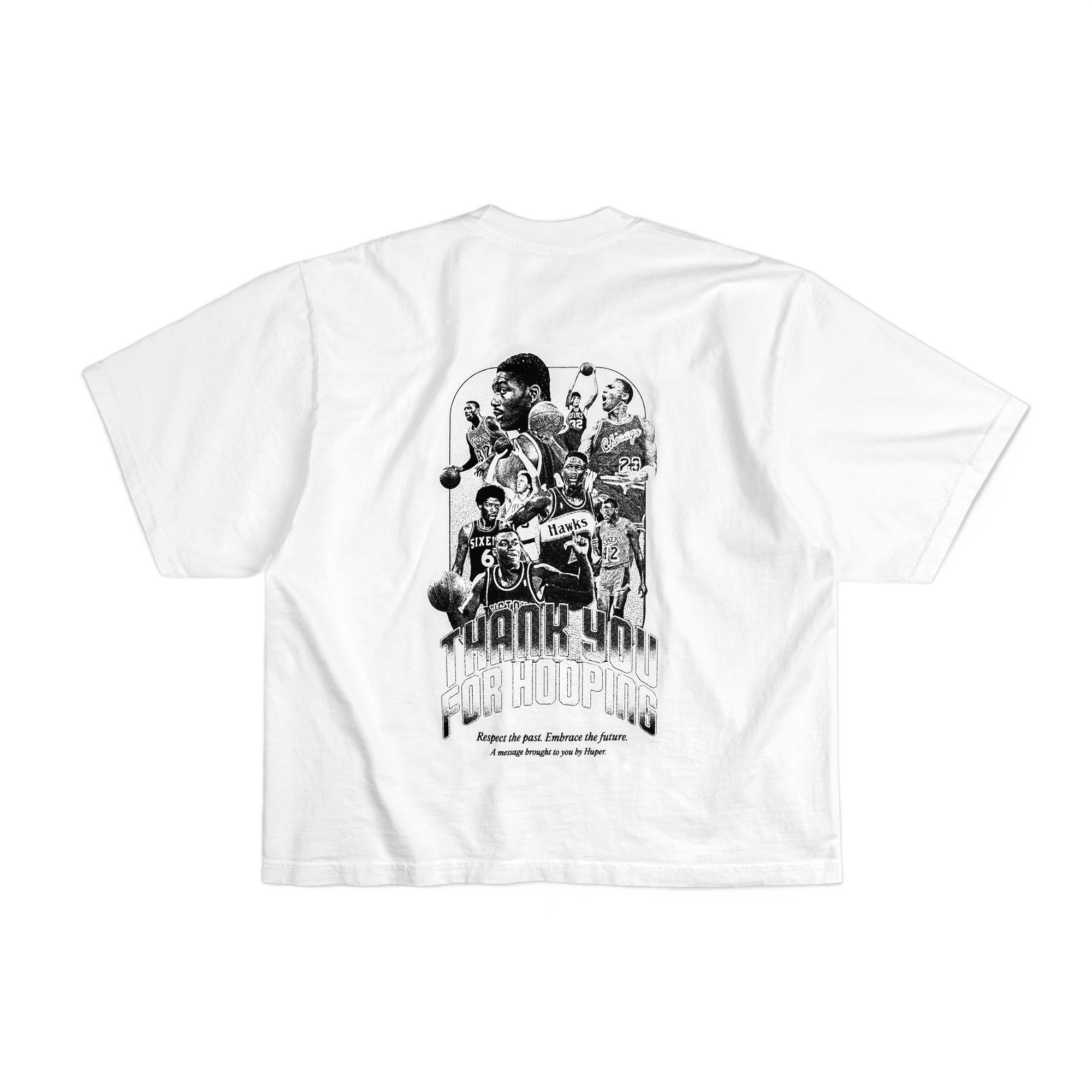 Drop Shoulder TYFH - White – Huper Brand